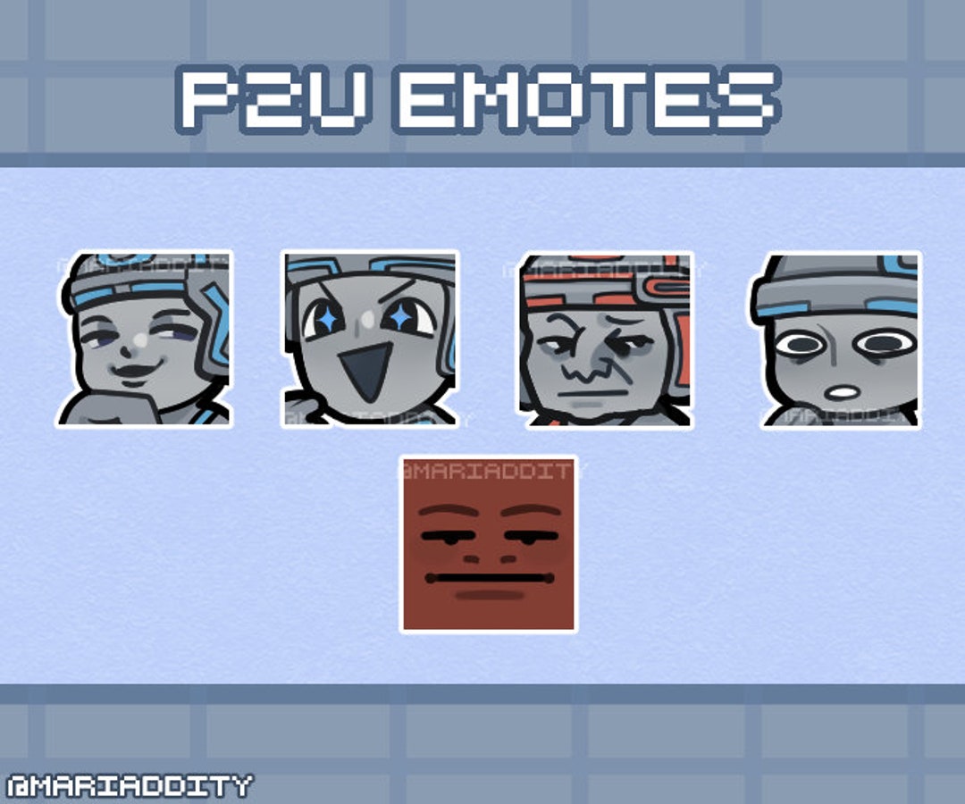 P2U Classic Tron Emote Set for Discord or Twitch - Etsy