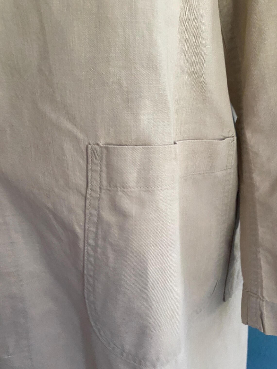 60’s TULANE UNIVERSITY Lab Coat / Work Coat / Chore Coat / Khaki Lab ...