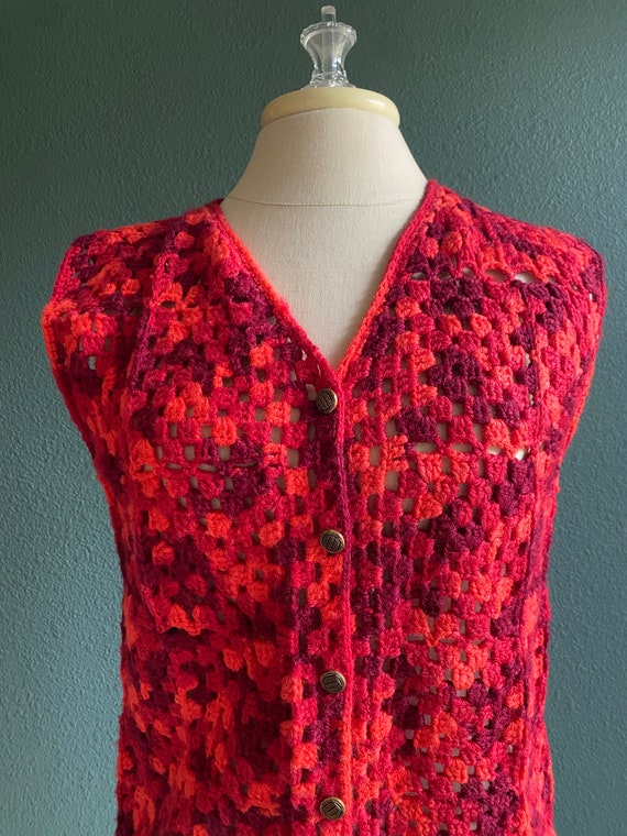 Granny square vest - Gem