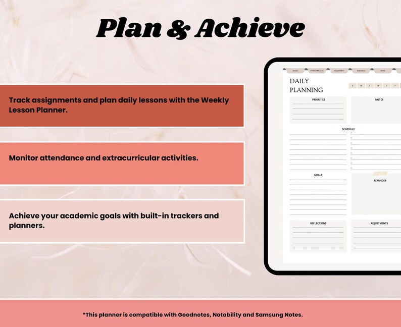 Plan, Organize and Succeed: Digital Homeschool Planner, Homeschool ...