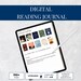Digital Reading Journal: Book Tracker, Reviews, and Logs (PDF) - Etsy