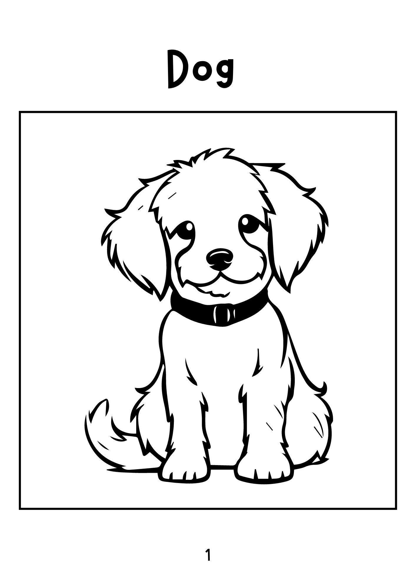 20 Pages Animals Coloring Book Editable Template,coloring Books,kids ...