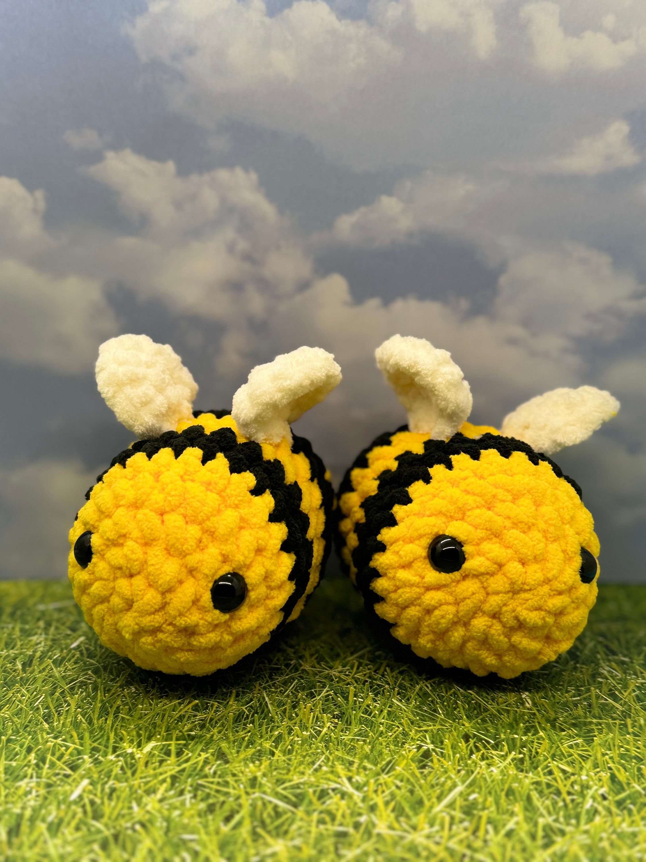Crochet Bee Plushie Handmade Amigurumi Bee - Etsy