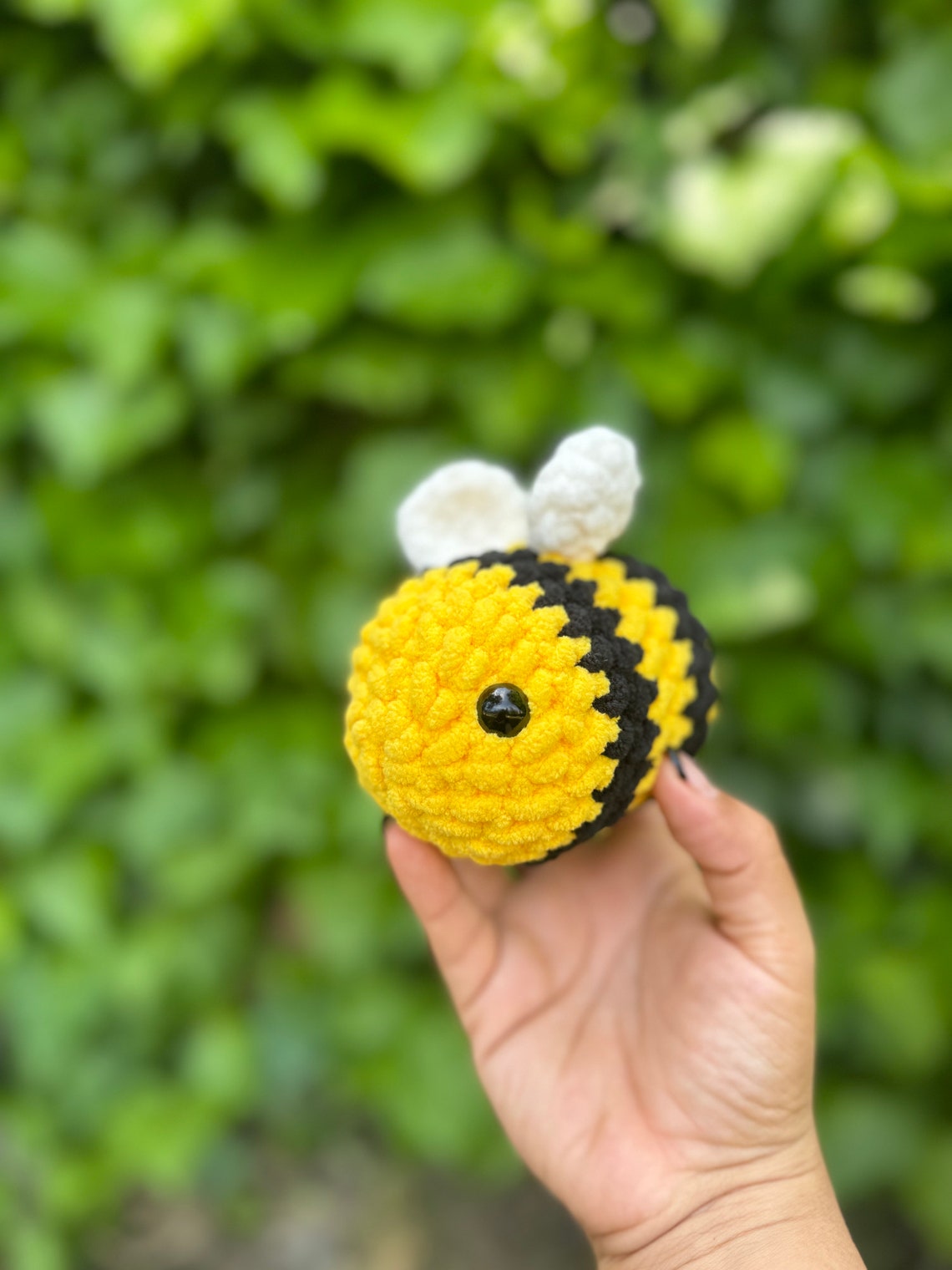 Crochet Bee Plushie Handmade Amigurumi Bee - Etsy