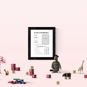 Emergency Printable, 911 Printable, Easy to Read, Simple Instructions ...