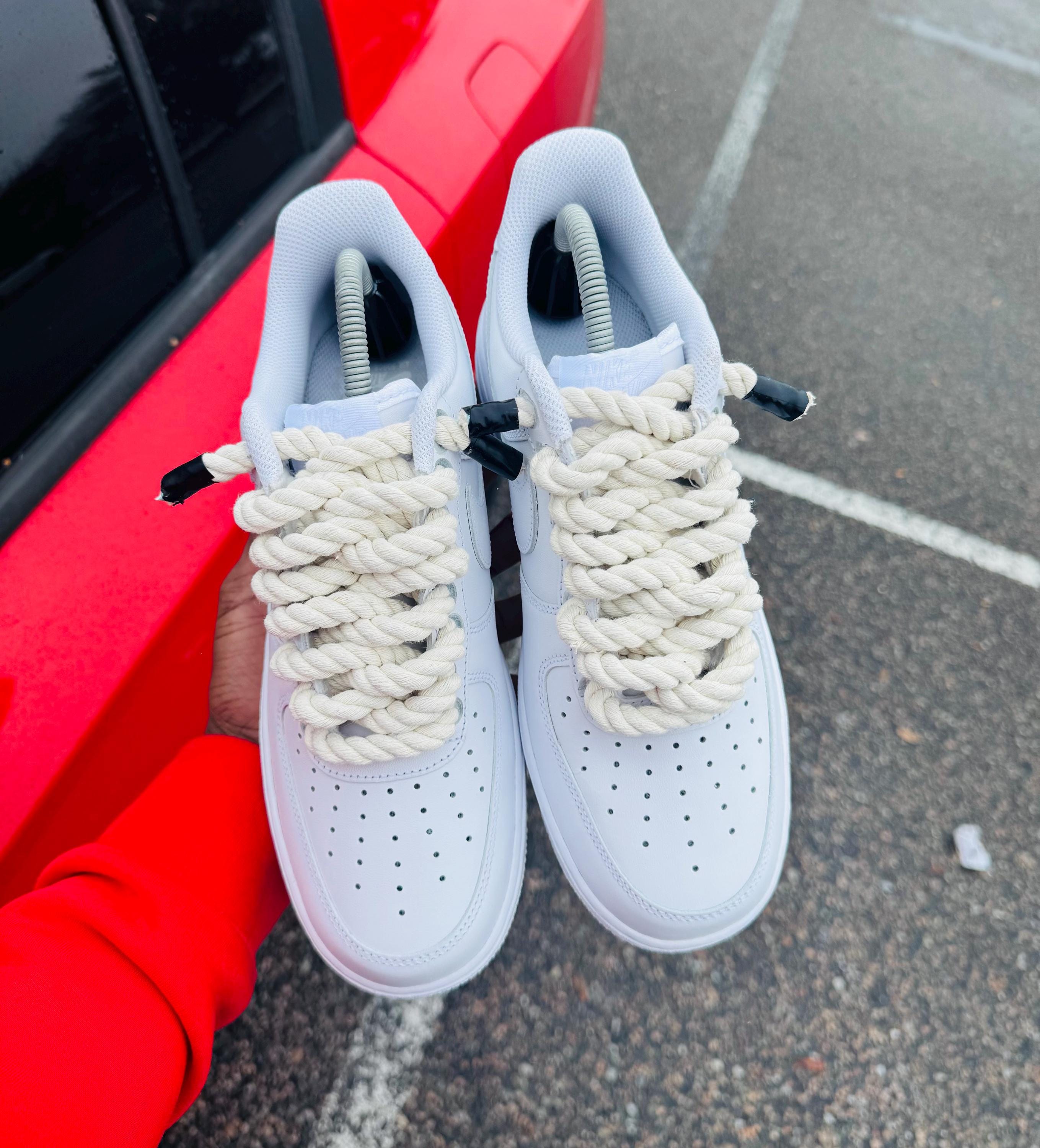 Air Force 1 Red Bottoms - Etsy