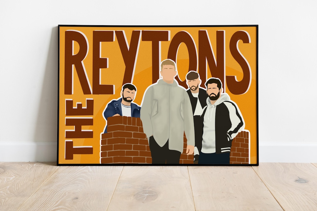 The Reytons A3 Poster | Music Poster | Unframed Indie Rock Poster ...