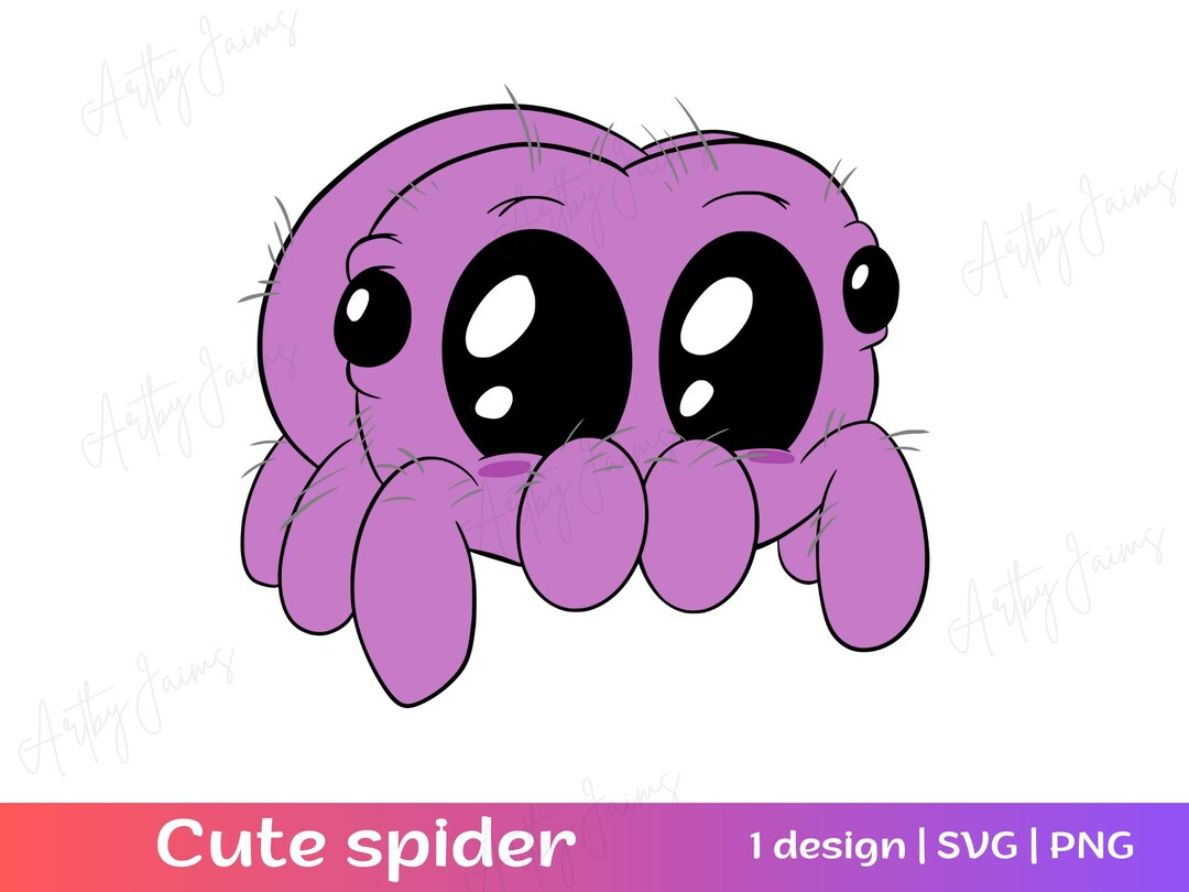 Cute Spider SVG, Spider Vector, Spider Clipart, Halloween Spider Png ...