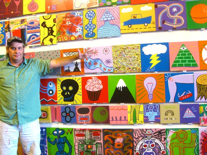 Good Ol' Bones / Original Painting / Skull Times Infinity - Etsy