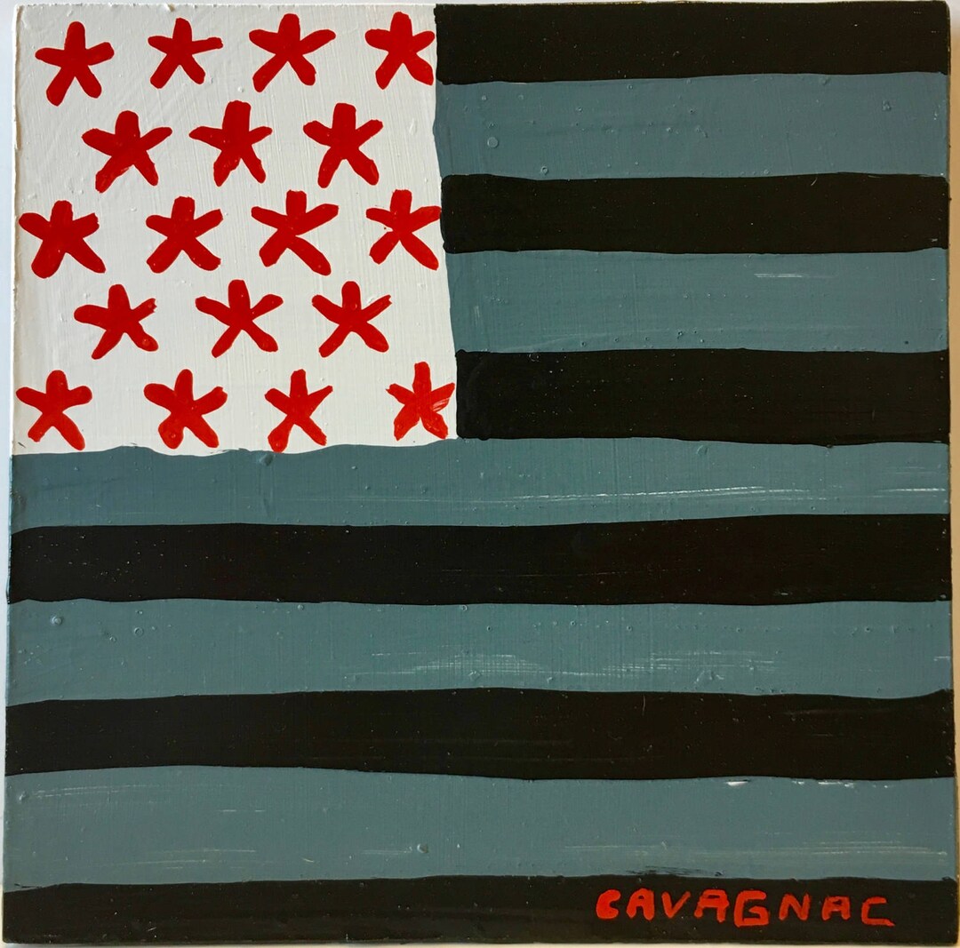 Flag Waiver's Delight / Original Painting / Stripin' and Starrin ...