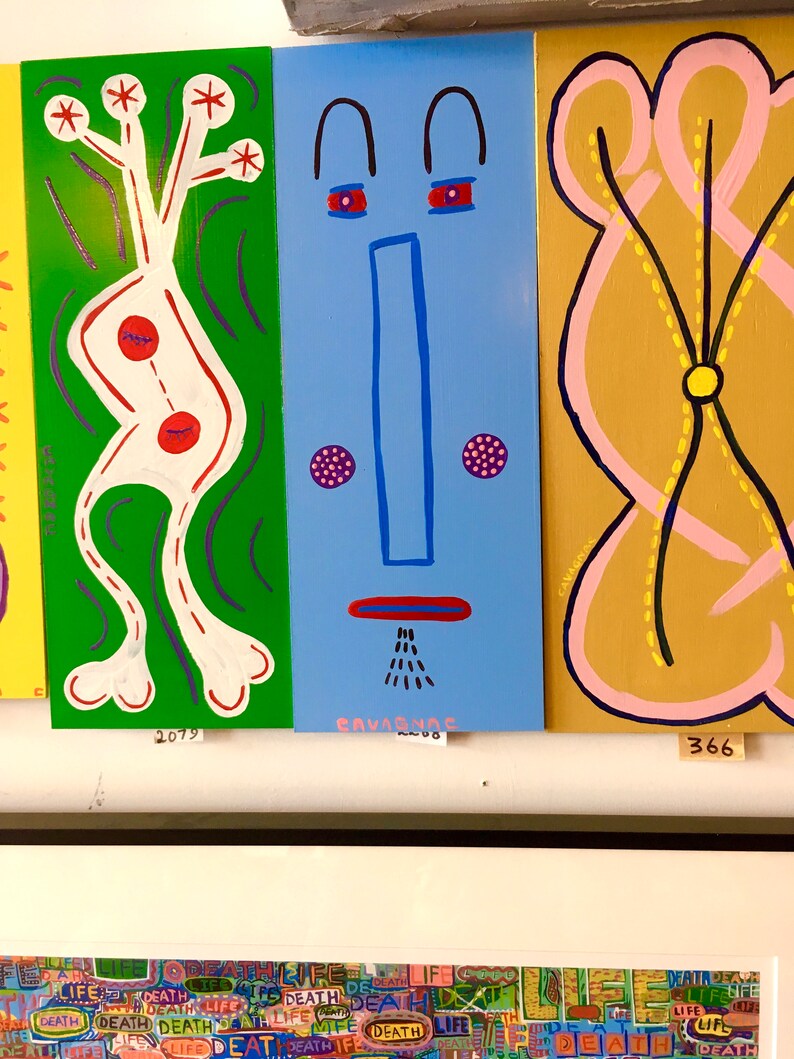 You Can't Beat A Beatnik / Original Painting / 2288 / Red Eyes and a ...