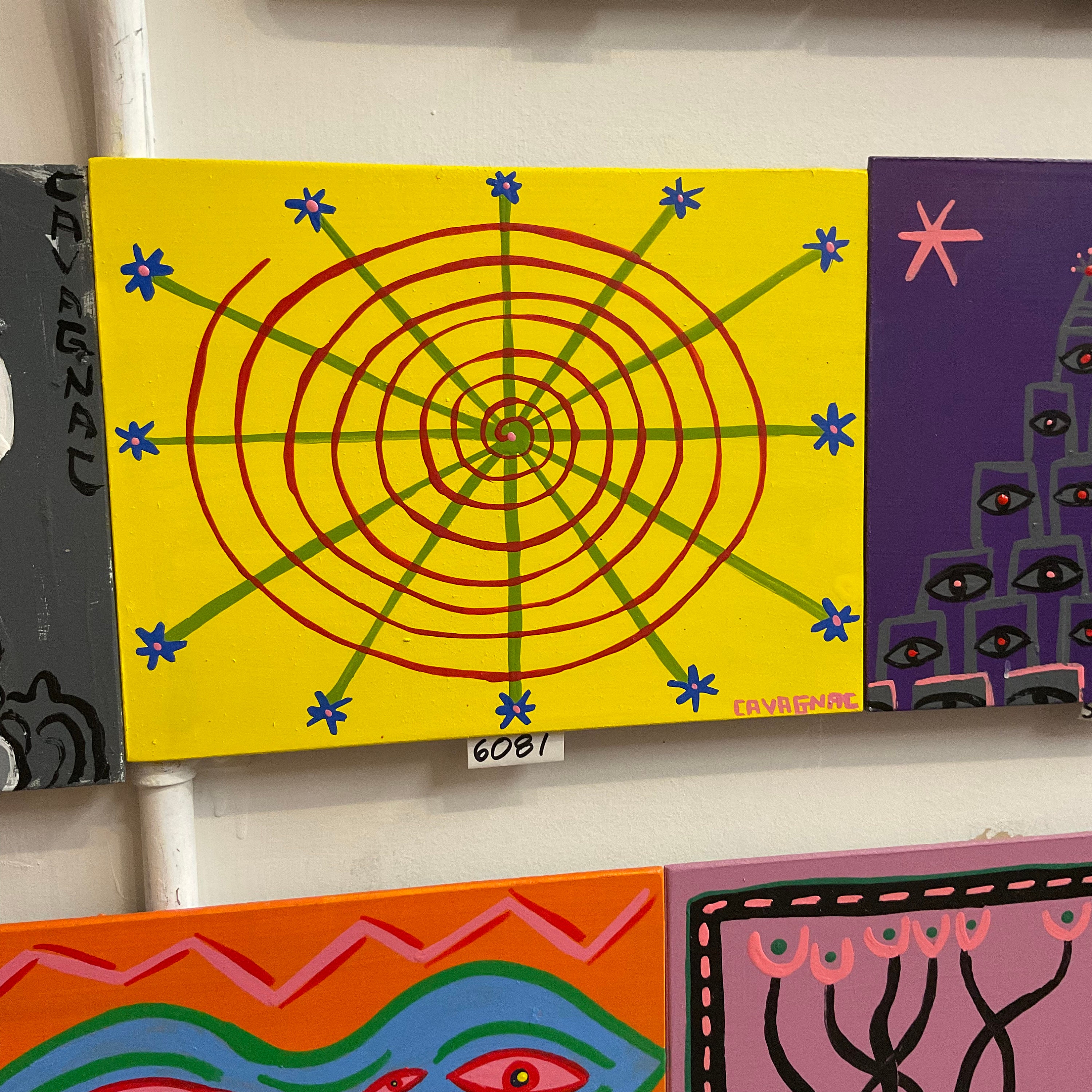 Hypno - Sis / Original Painting / Round and Round / 6081 - Etsy