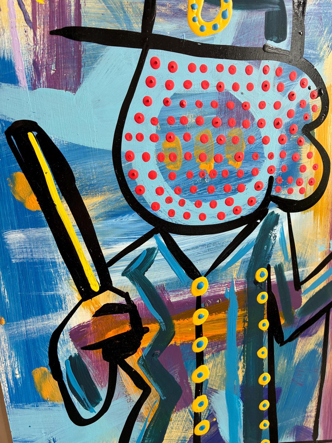 Bijou Fernandez, Child Actress / Original Abstract Portrait Painting ...