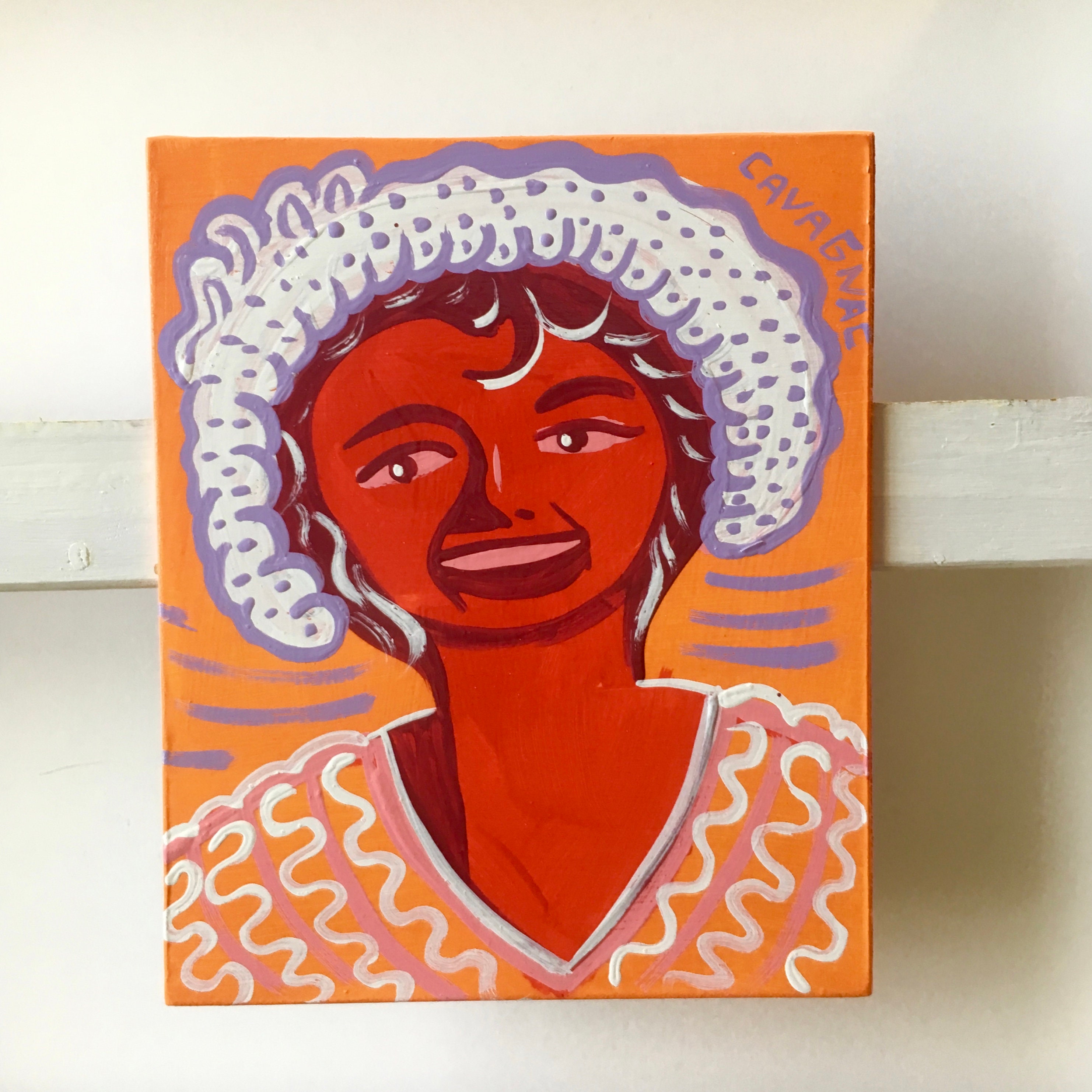 Anna Laughlin / Original Painting / Portrait of the Actress / | Etsy