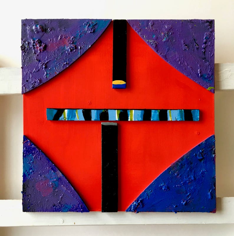 Starting A New Life / Original Painting / Construction / Bright ...