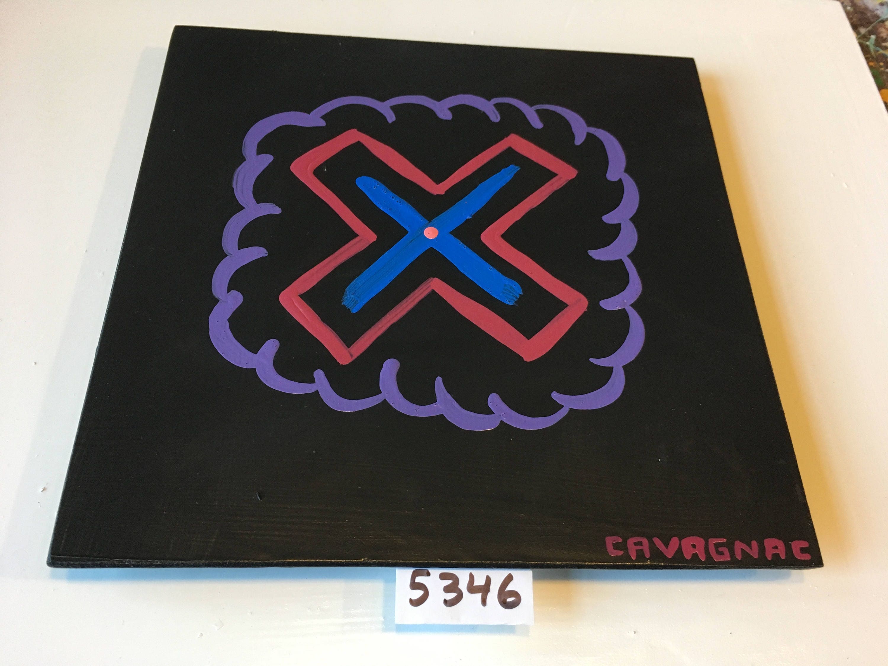 Stamp of Disapproval / Original Painting / + X + / 5346 - Etsy