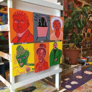 Anna Laughlin / Original Painting / Portrait of the Actress / - Etsy