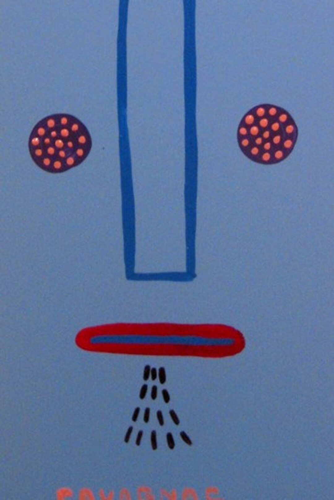 You Can't Beat A Beatnik / Original Painting / 2288 / Red - Etsy