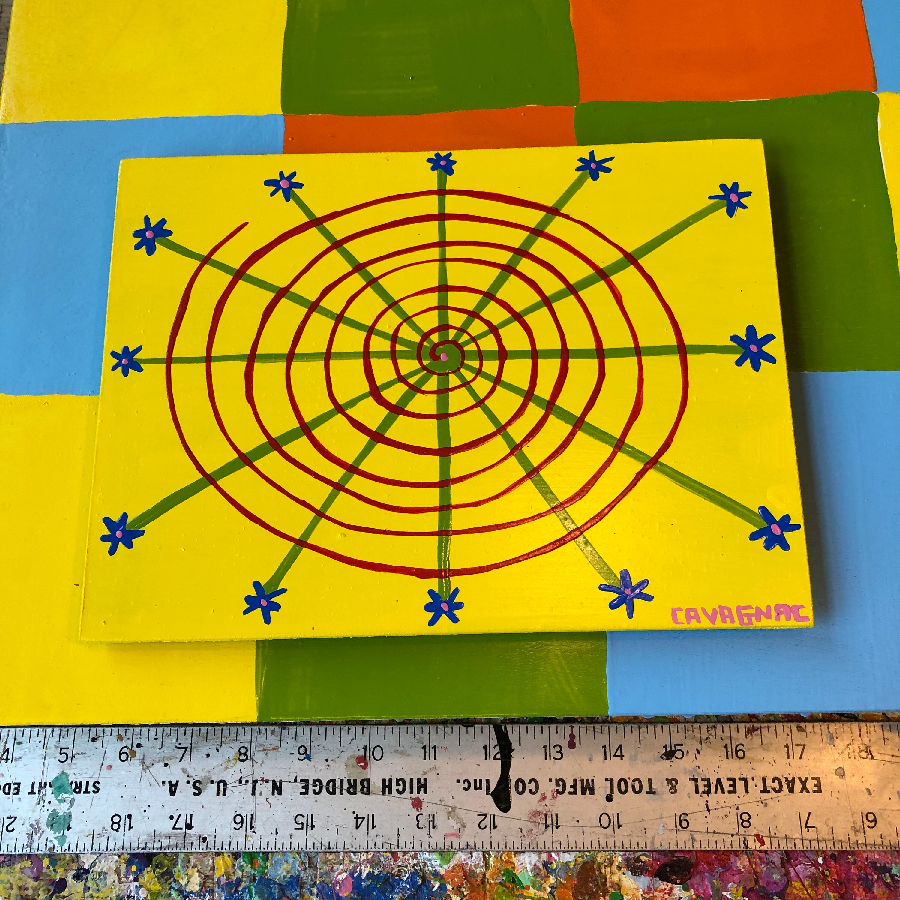 Hypno - Sis / Original Painting / Round and Round / 6081 - Etsy