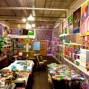 Starting A New Life / Original Painting / Construction / Bright ...