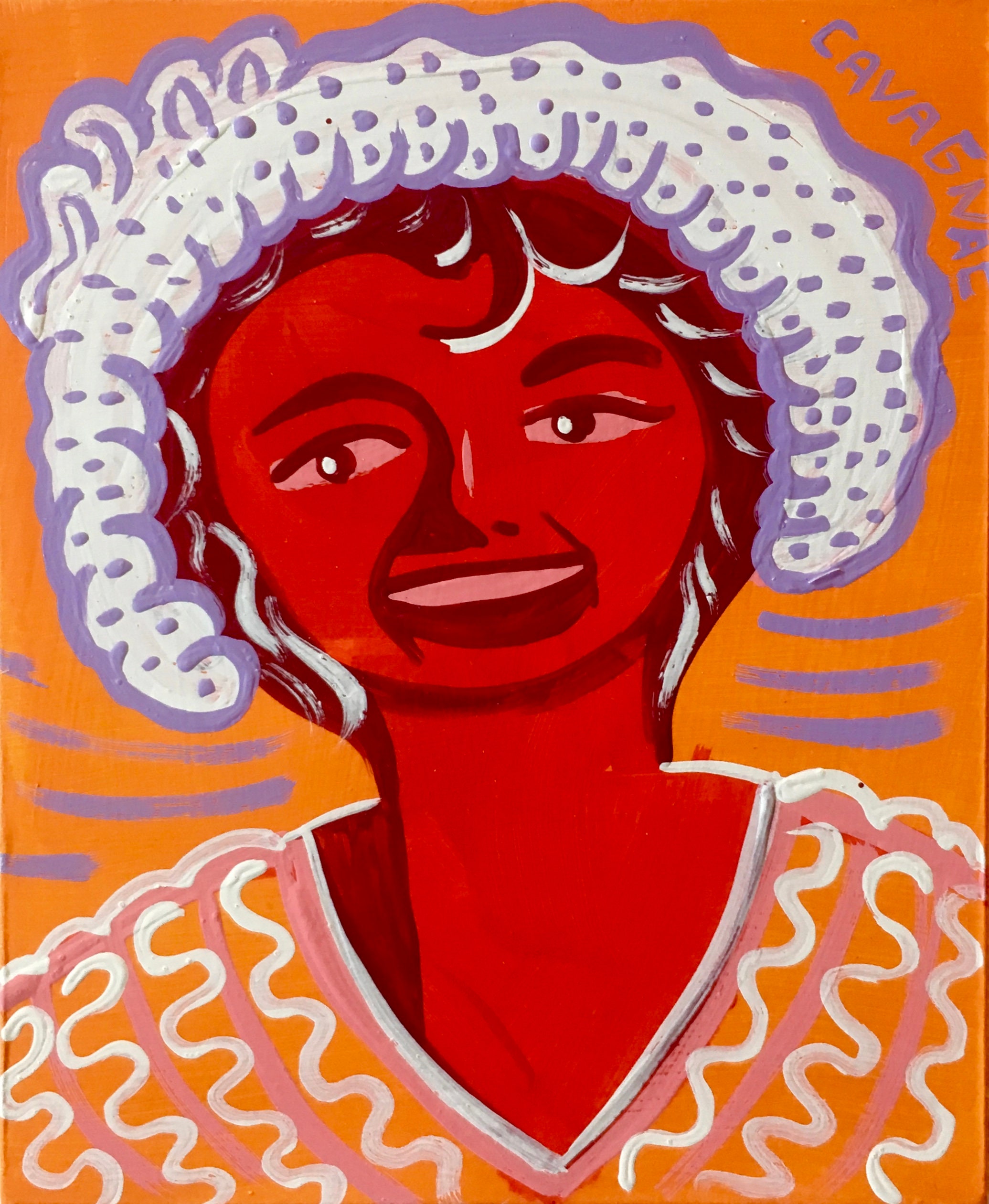 Anna Laughlin / Original Painting / Portrait of the Actress / | Etsy