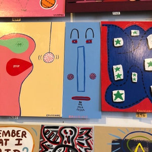 You Can't Beat A Beatnik / Original Painting / 2288 / Red Eyes and a ...