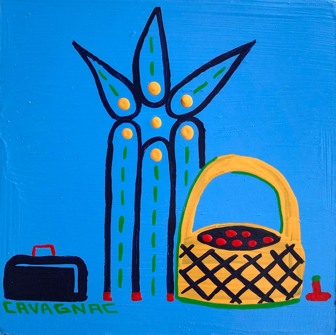 Bring Your Stuff / Original Painting / Ticket Tasket Etc… / 5914 - Etsy