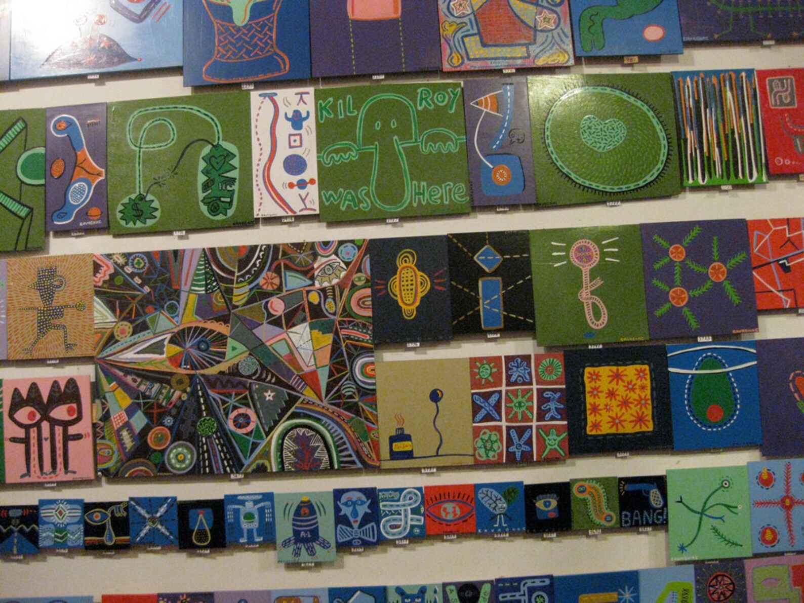 Graffito No. 1 (kilroy Was Here) / Original Painting / as Green as It ...