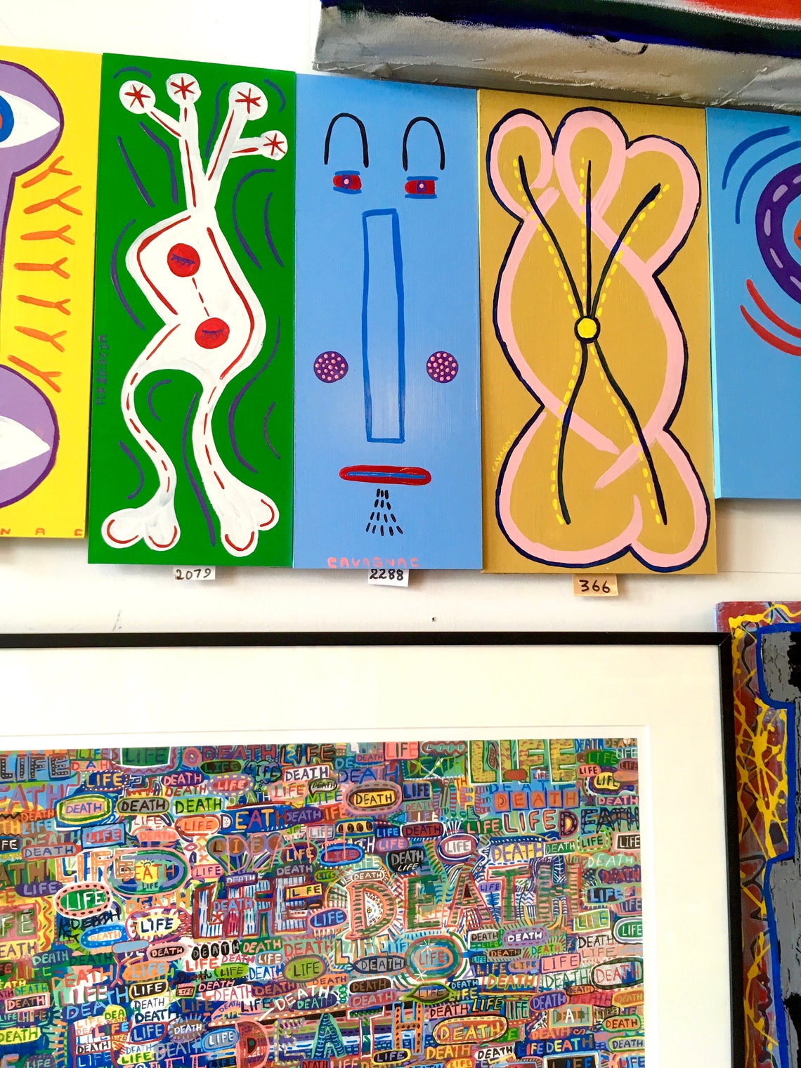 You Can't Beat A Beatnik / Original Painting / 2288 / Red Eyes and a ...