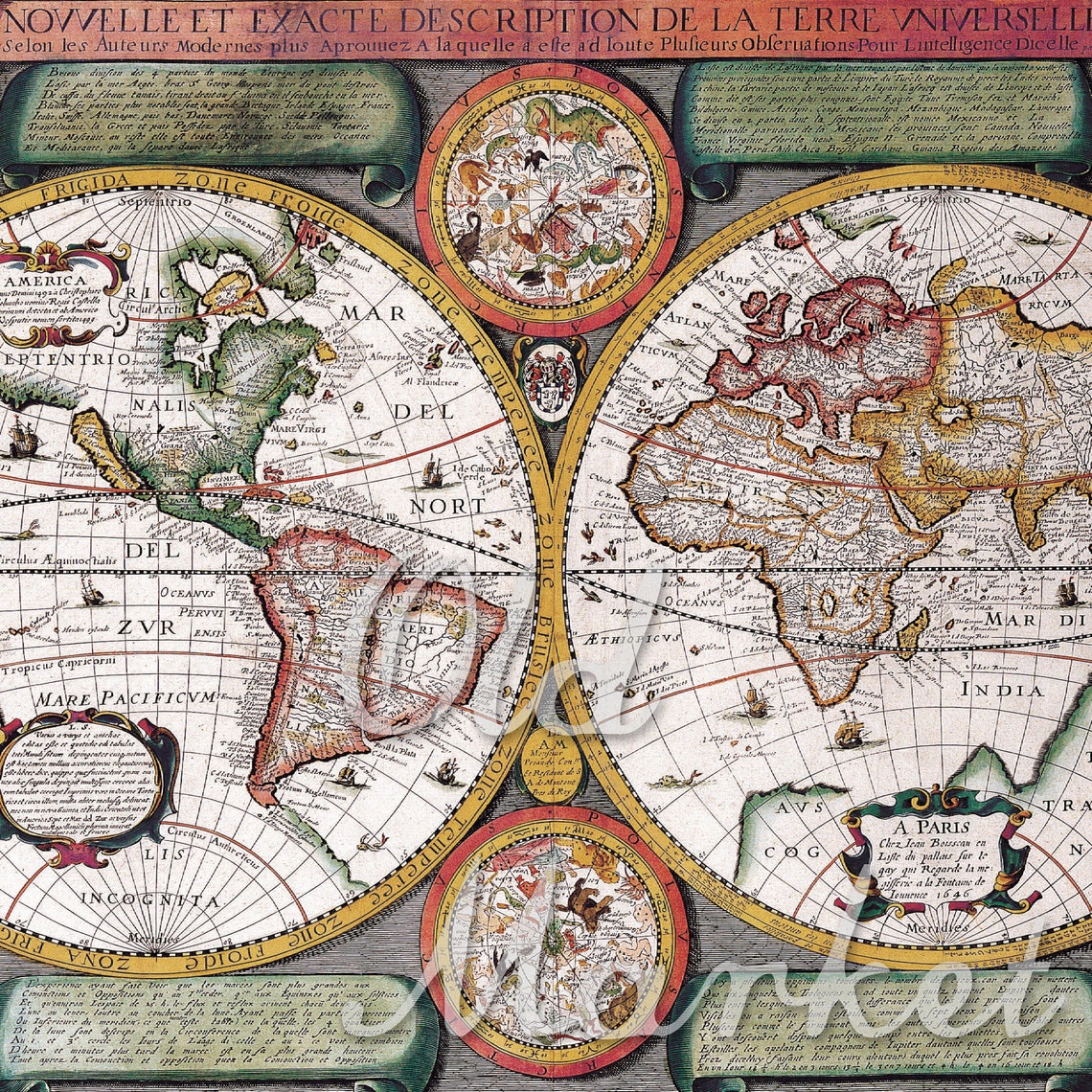 Digital Paper Old Maps - Etsy