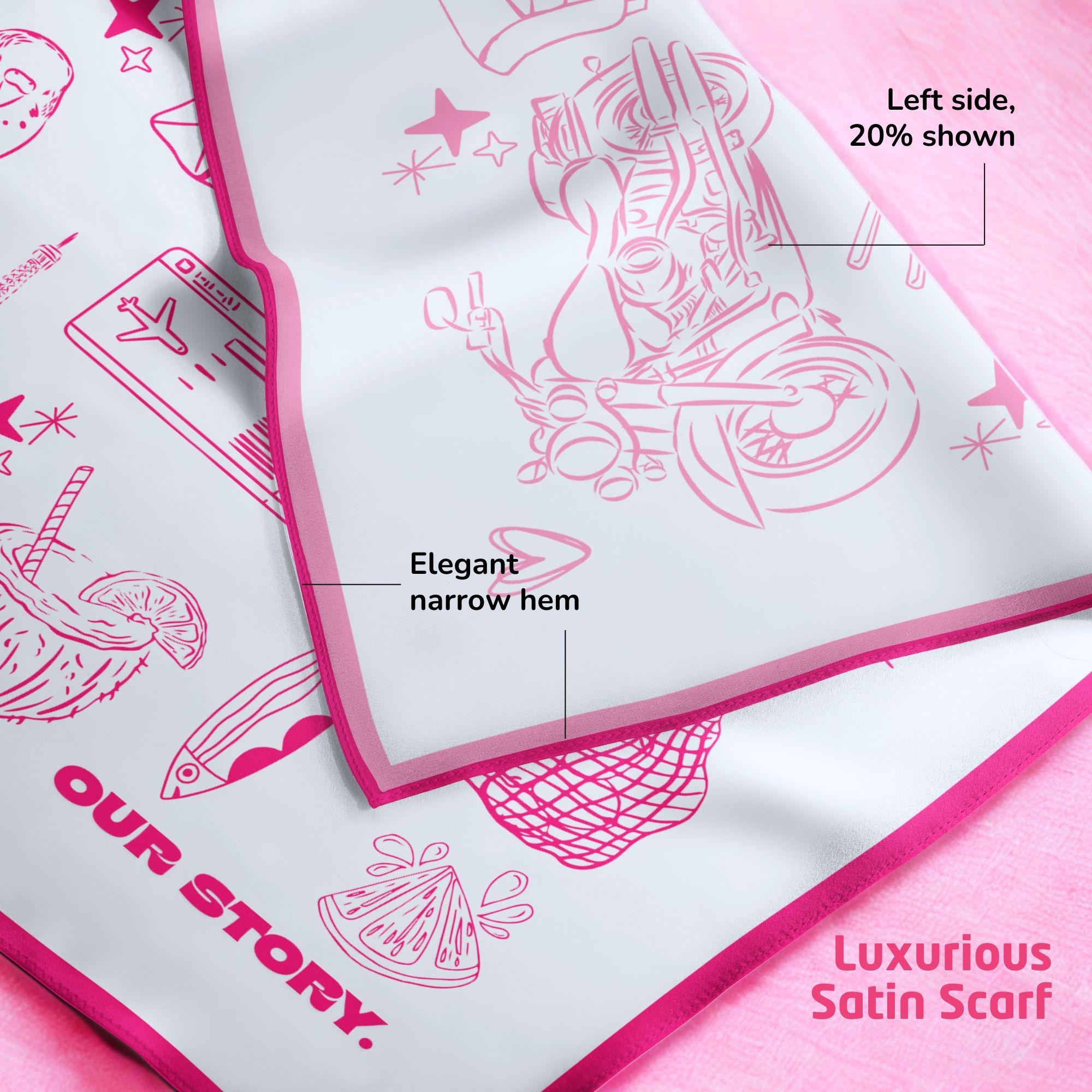 Custom Memory Scarf: Design Your Own Icon Scarf, Personalized Keepsake ...