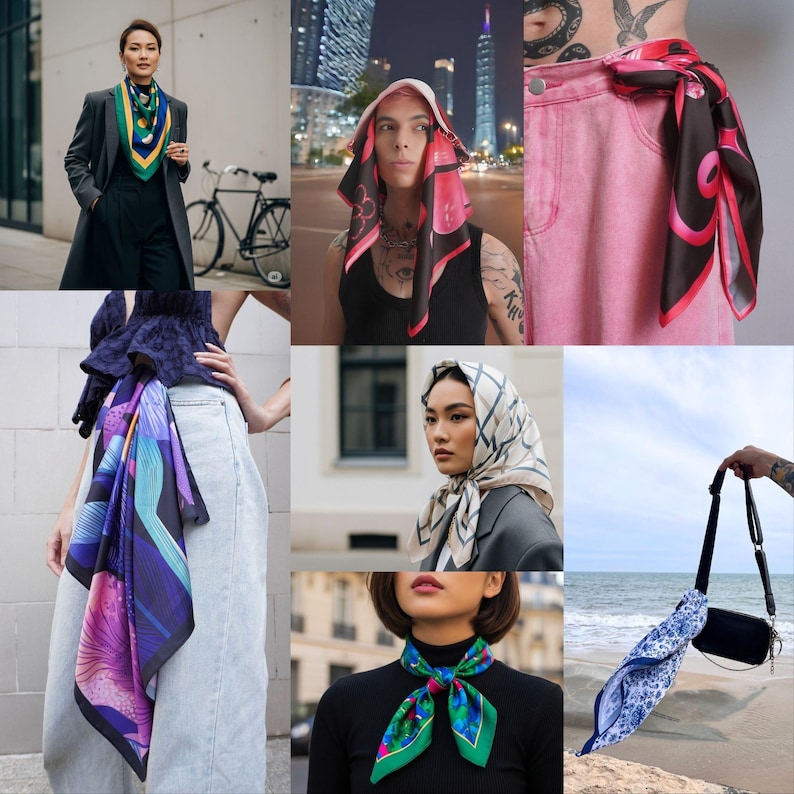 Custom Memory Scarf: Design Your Own Icon Scarf, Personalized Keepsake ...