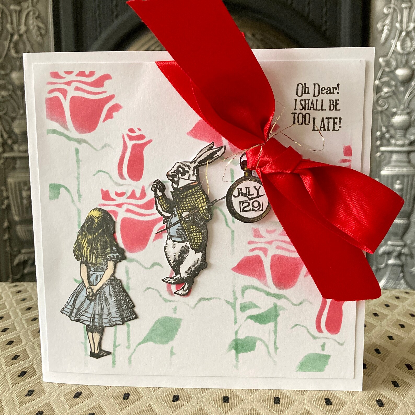 LARGE Alice in Wonderland STAMP Set, Vintage A5 Photopolymer Clear ...