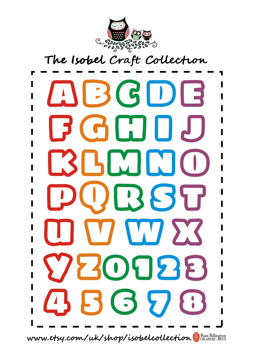 Chunky ALPHABET STAMPS, Photopolymer Clear Stamps, Large A5 Stamp Set ...