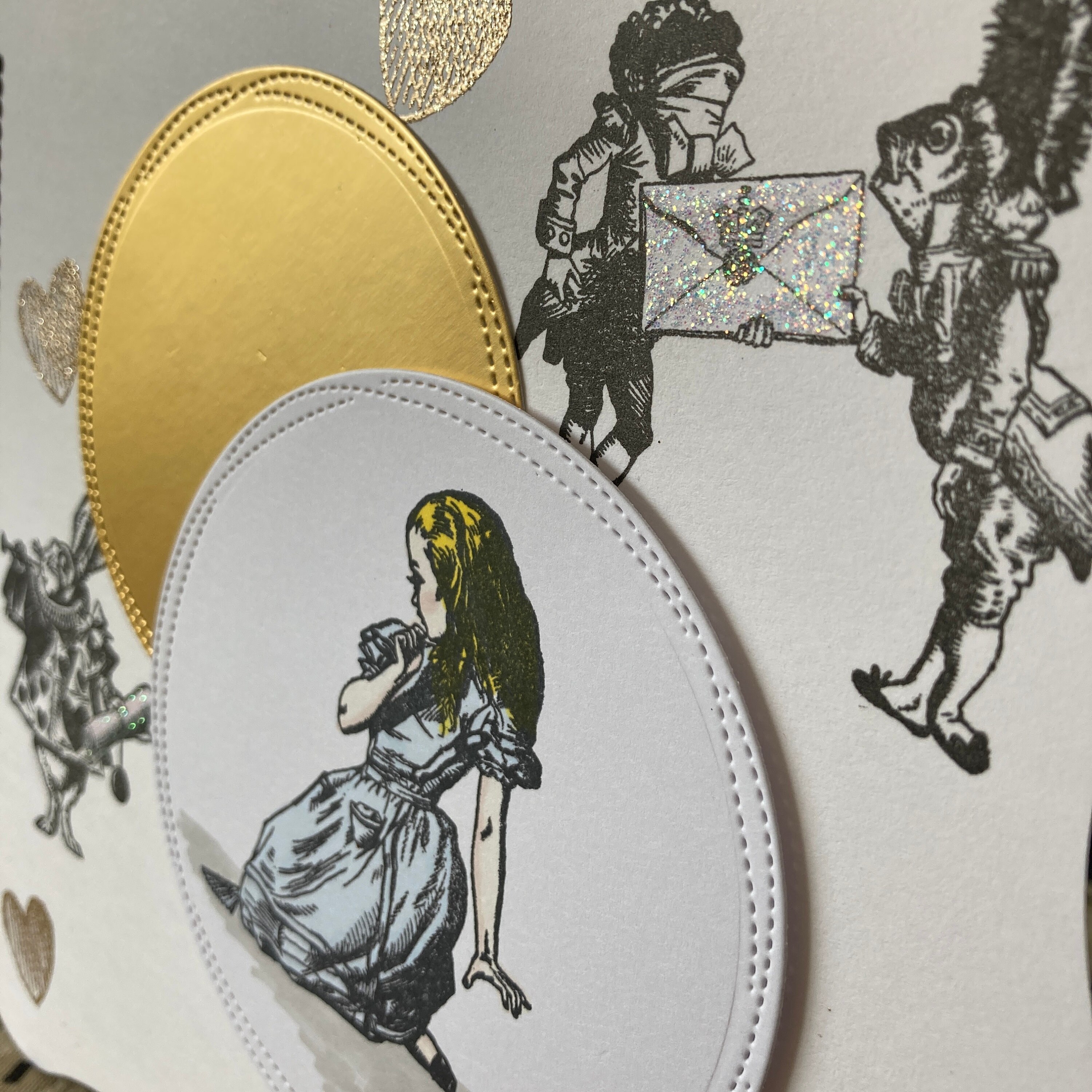 LARGE Alice in Wonderland Part 2 STAMP Set, A5 Photopolymer Clear ...