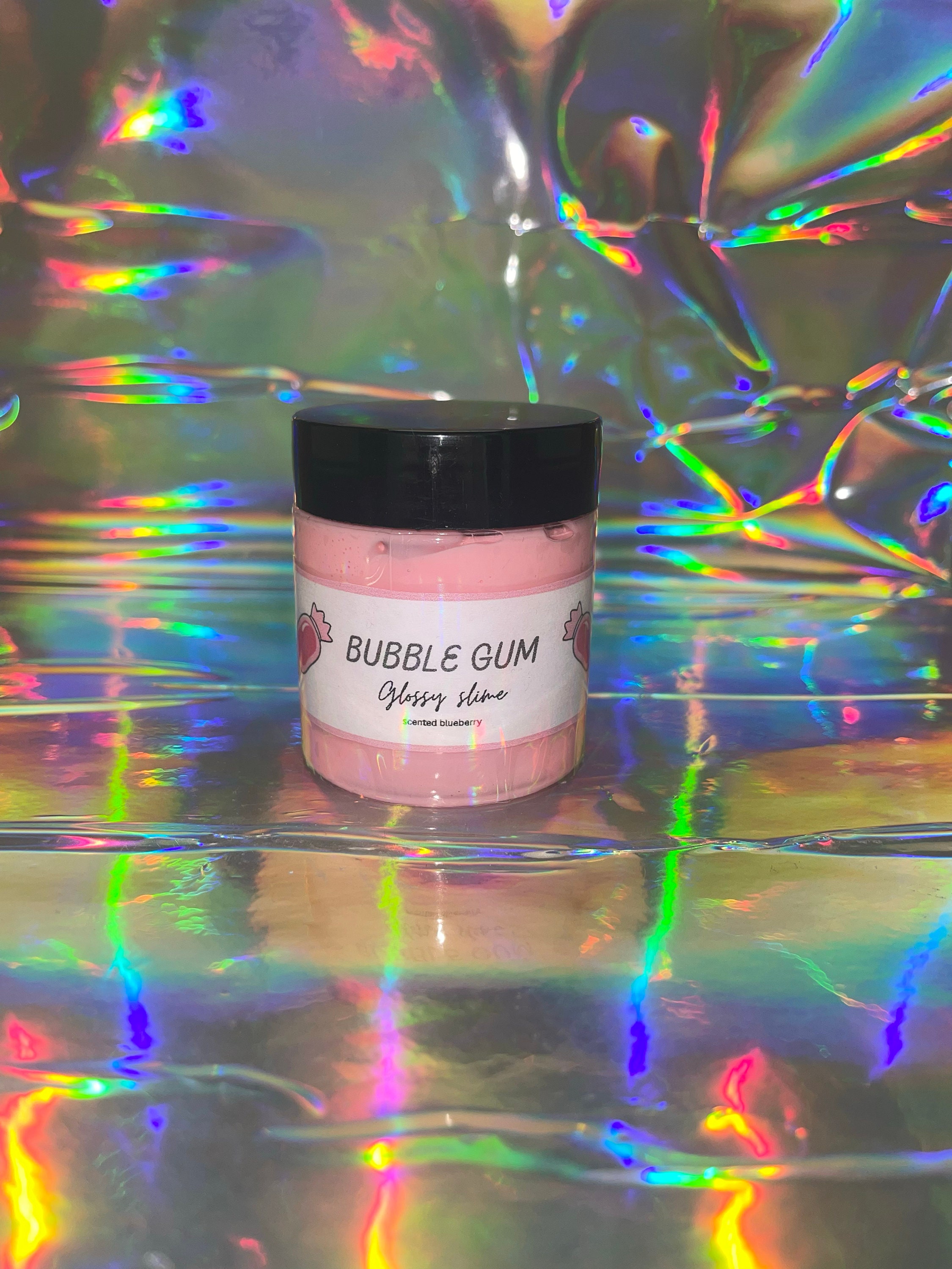 Bubble Gum Glossy Slime, Pink Slime, Glossy Slime, Scented Slime, Slime ...