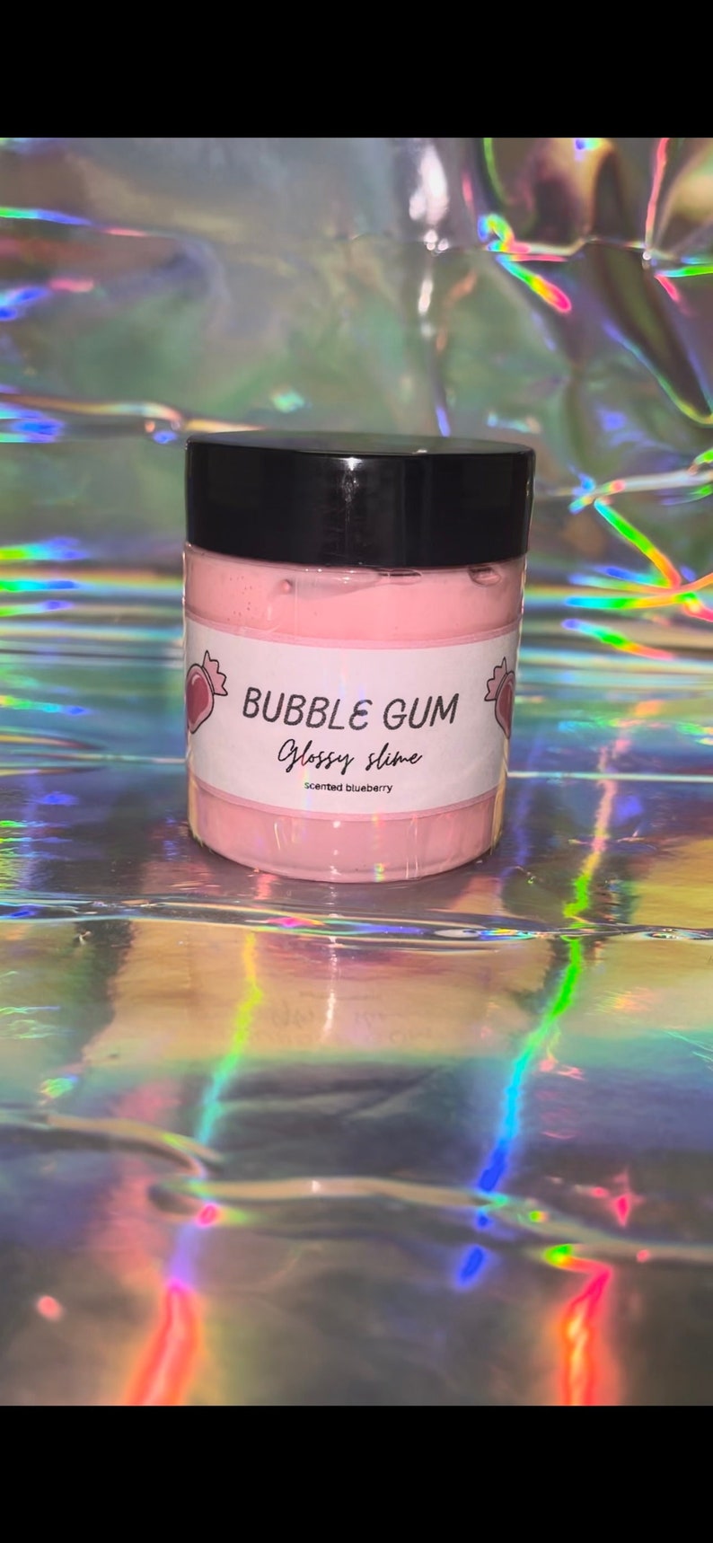 Bubble Gum Glossy Slime, Pink Slime, Glossy Slime, Scented Slime, Slime ...