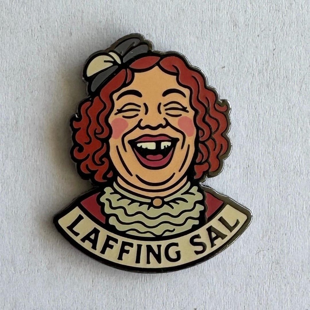 Laffing Sal Enamel Pin - Etsy