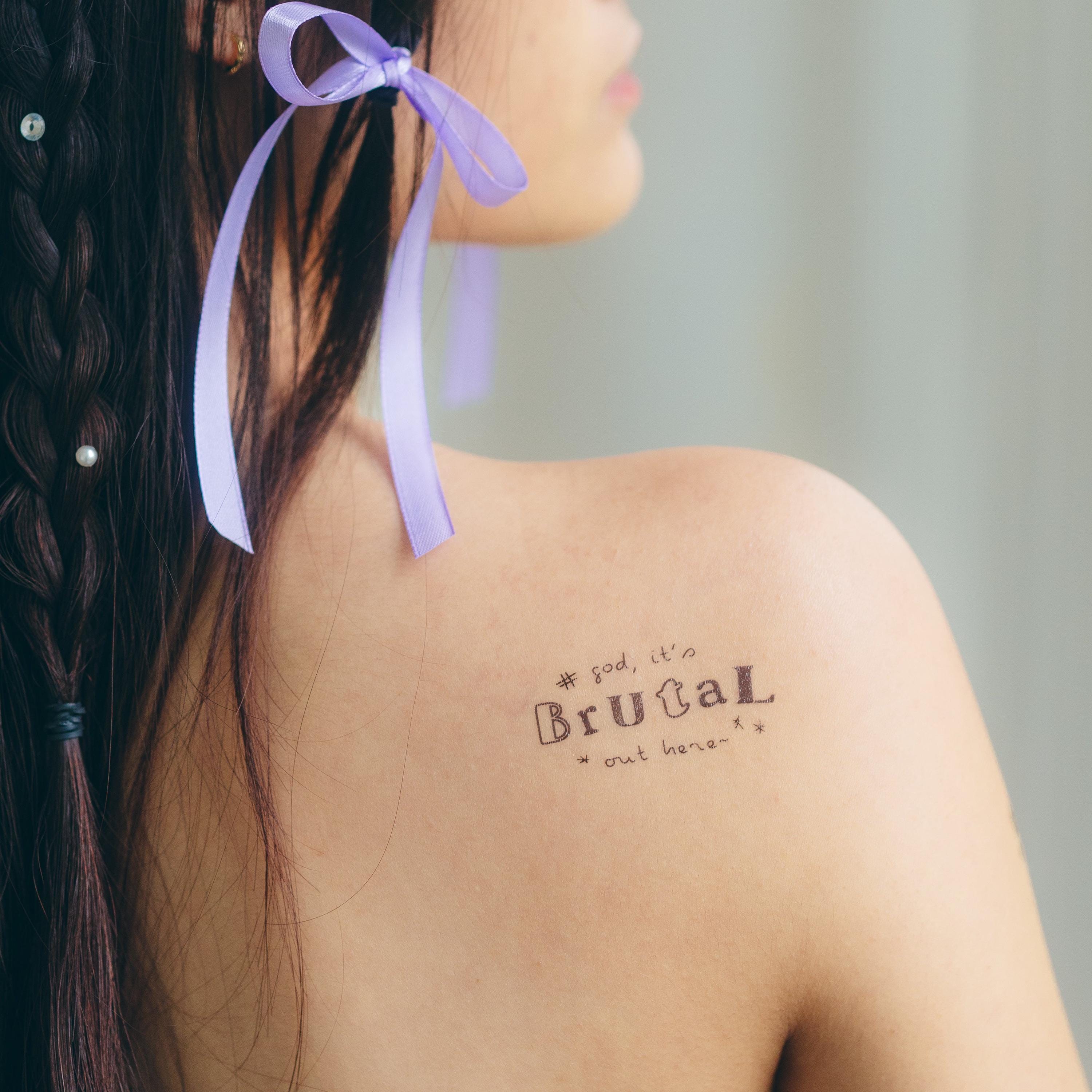 Olivia Rodrigo GUTS World Tour 2024 Temporary Tattoo Stickers Concert ...