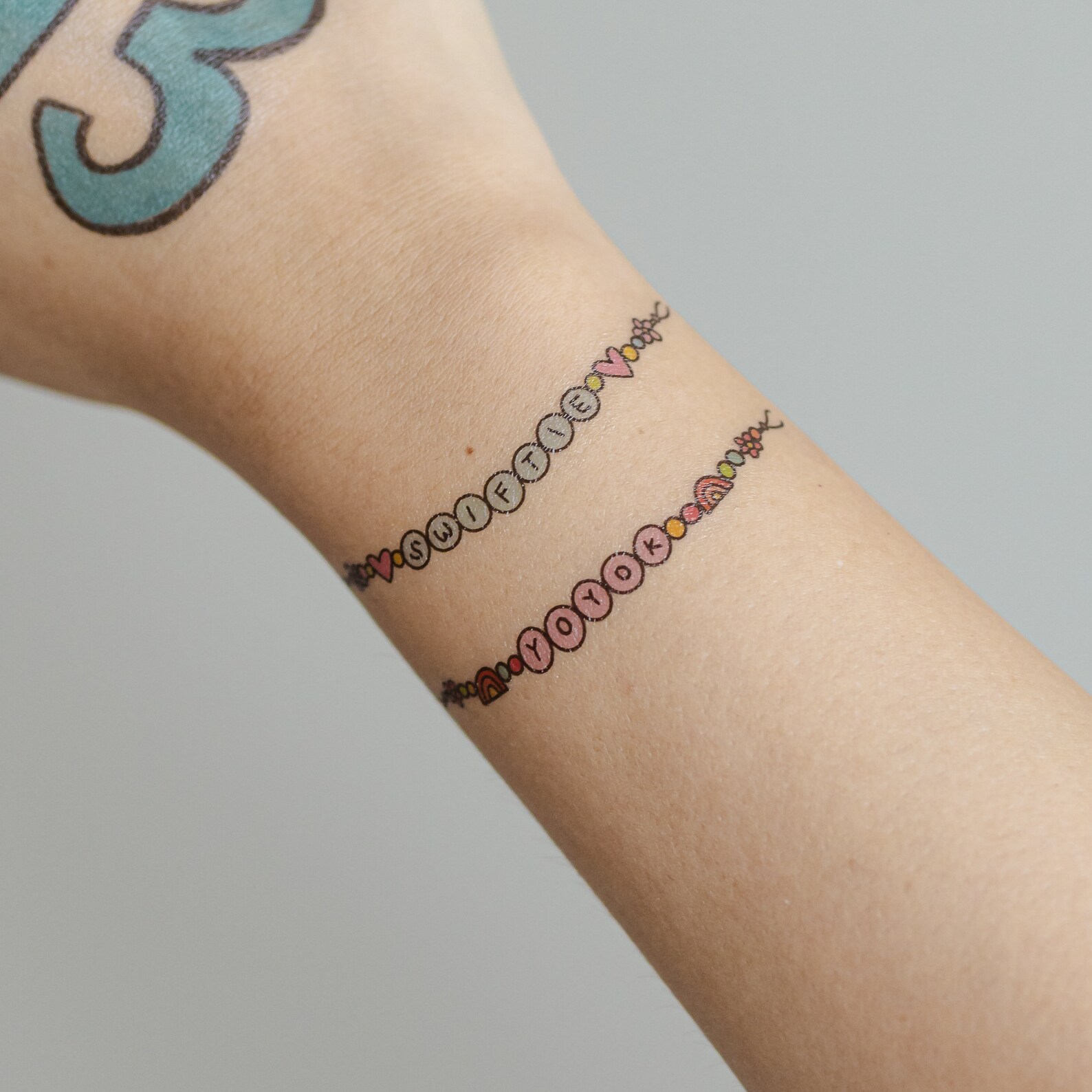 Temporary Tattoo Stickers Eras Tour Concert Accessories for Swiftie ...