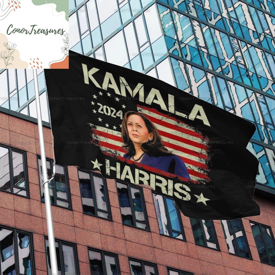 Kamala Harris 2024 Flag, Kamala Harris for President 2024 Flag, Kamala ...
