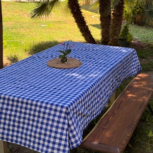 Custom Size Pink Plaid Table Cloth,different Size and Color Options ...