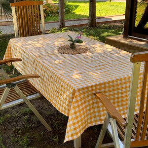 Custom Size Pink Plaid Table Cloth,different Size and Color Options ...