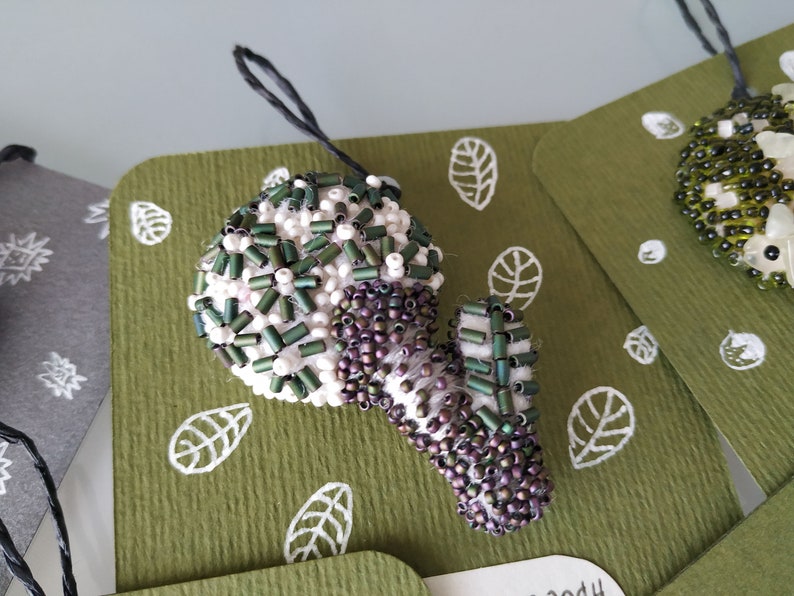 Handmade Brooch, Flower Embroidered With Various Beads, Jewellery ...