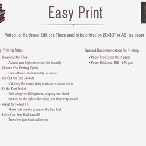 Hardcover ACOTAR Dust Jacket Set - Digital Download, Printable ...