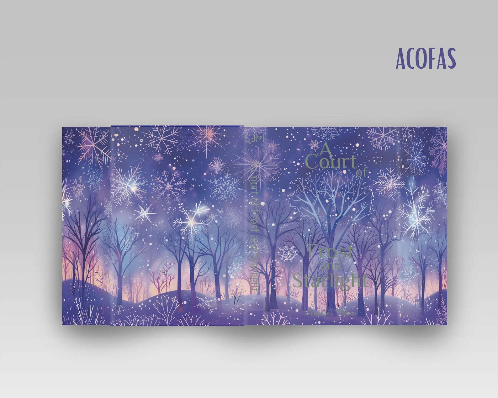 Hardcover ACOTAR Dust Jacket Set, Digital Download, Printable, Fantasy ...