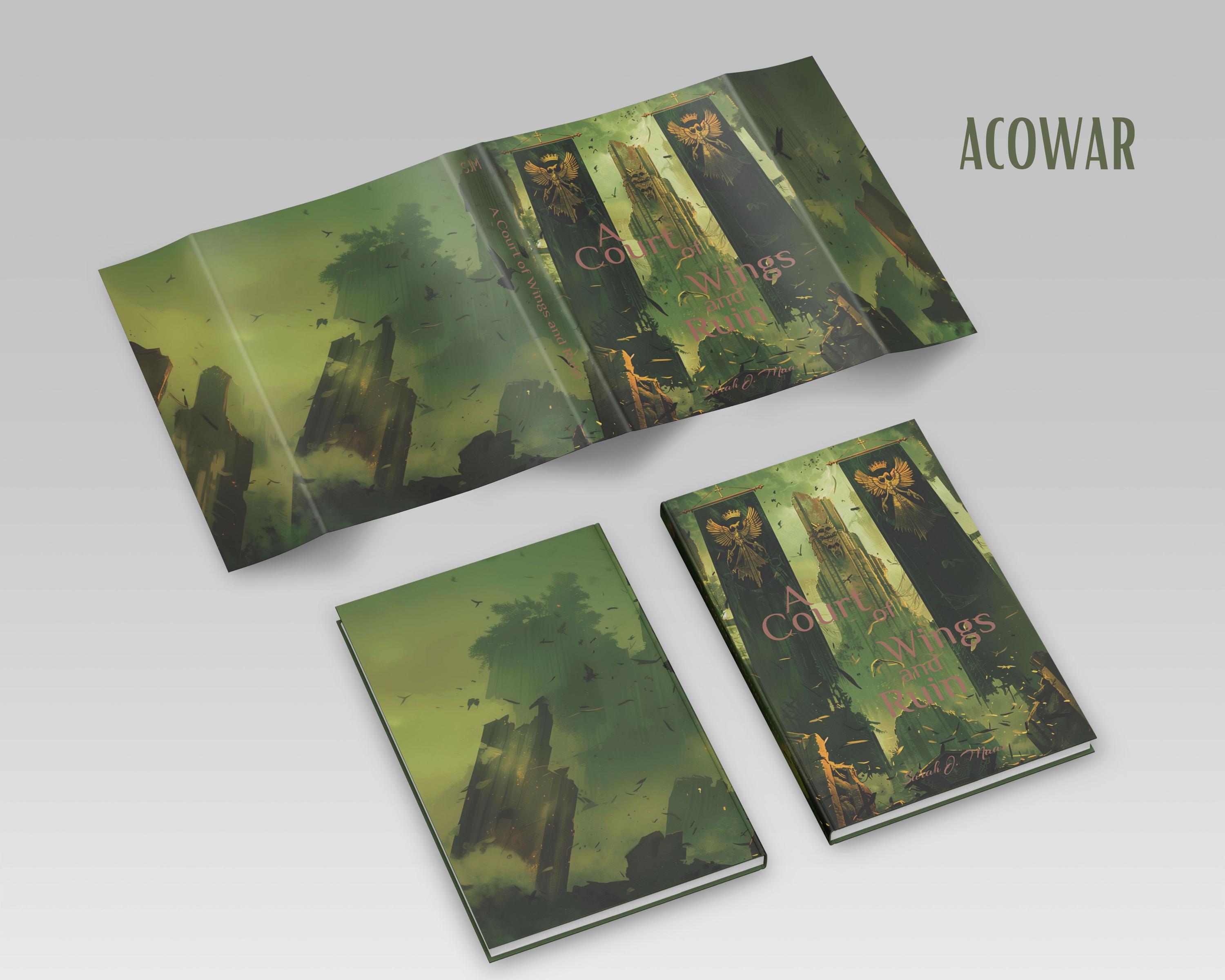 Paperback ACOTAR Dust Jacket Set - Digital Download, Printable, Fantasy ...