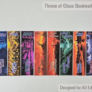 Throne of Glass Bookmark Collection - Digital Download, Printable ...