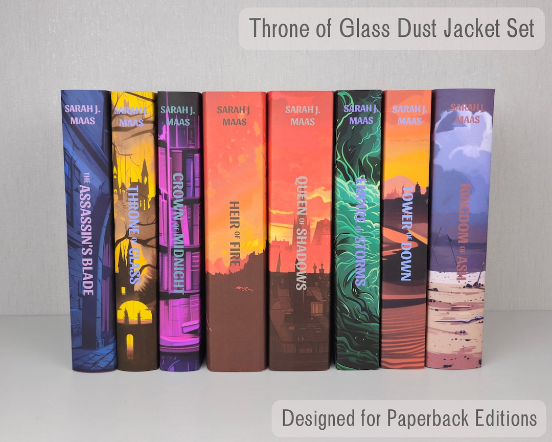 Paperback Throne of Glass Dust Jacket Collection - Digital Download ...