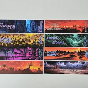 Throne of Glass Bookmark Collection - Digital Download, Printable ...